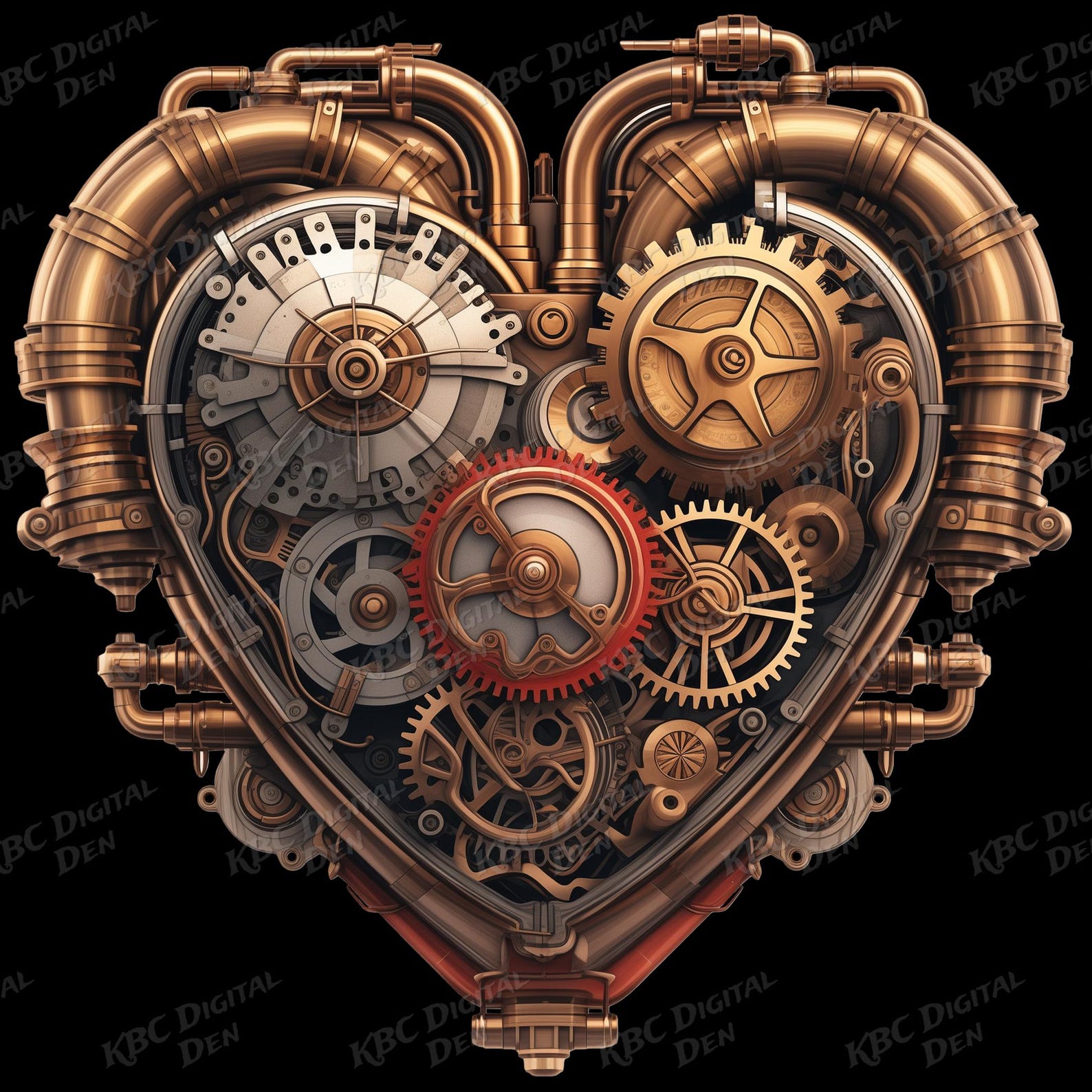 Steampunk Hearts, Digital Download - Etsy