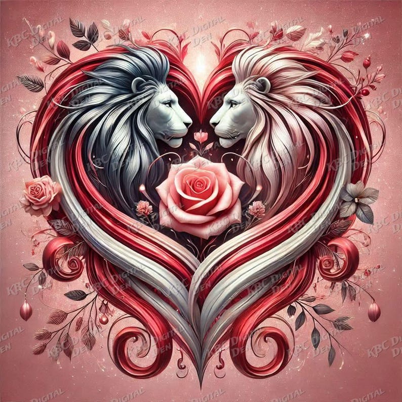 Animal Hearts Pack, Digital Download, PNG - Etsy