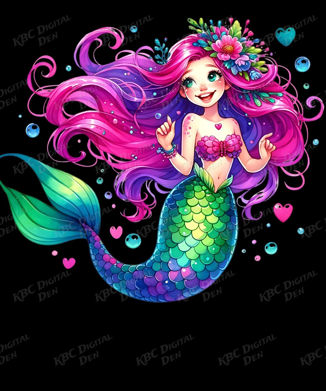 Mermaid Pack, Digital Download, PNG - Etsy