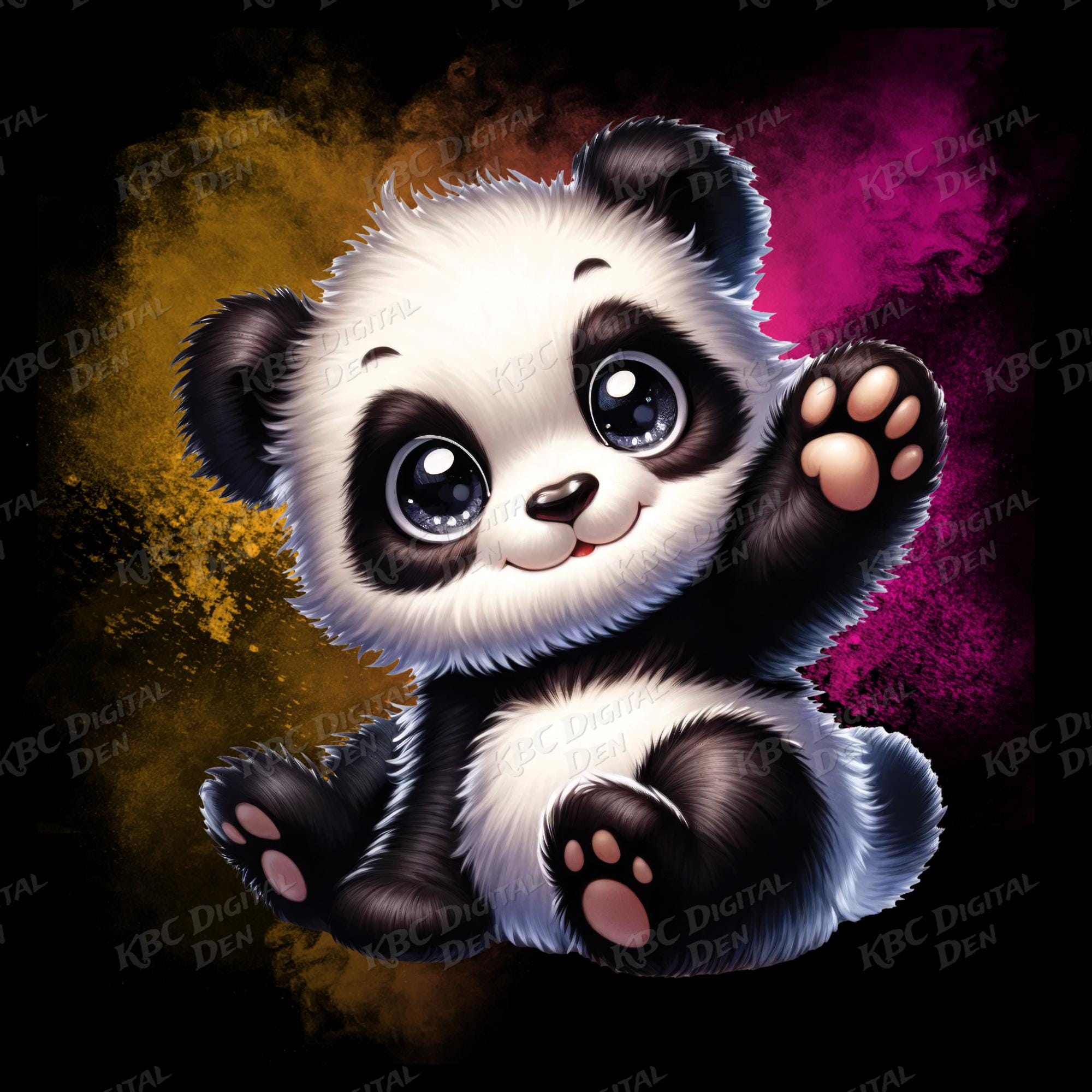 Cute Panda Bundle, Digital Download, PNG - Etsy