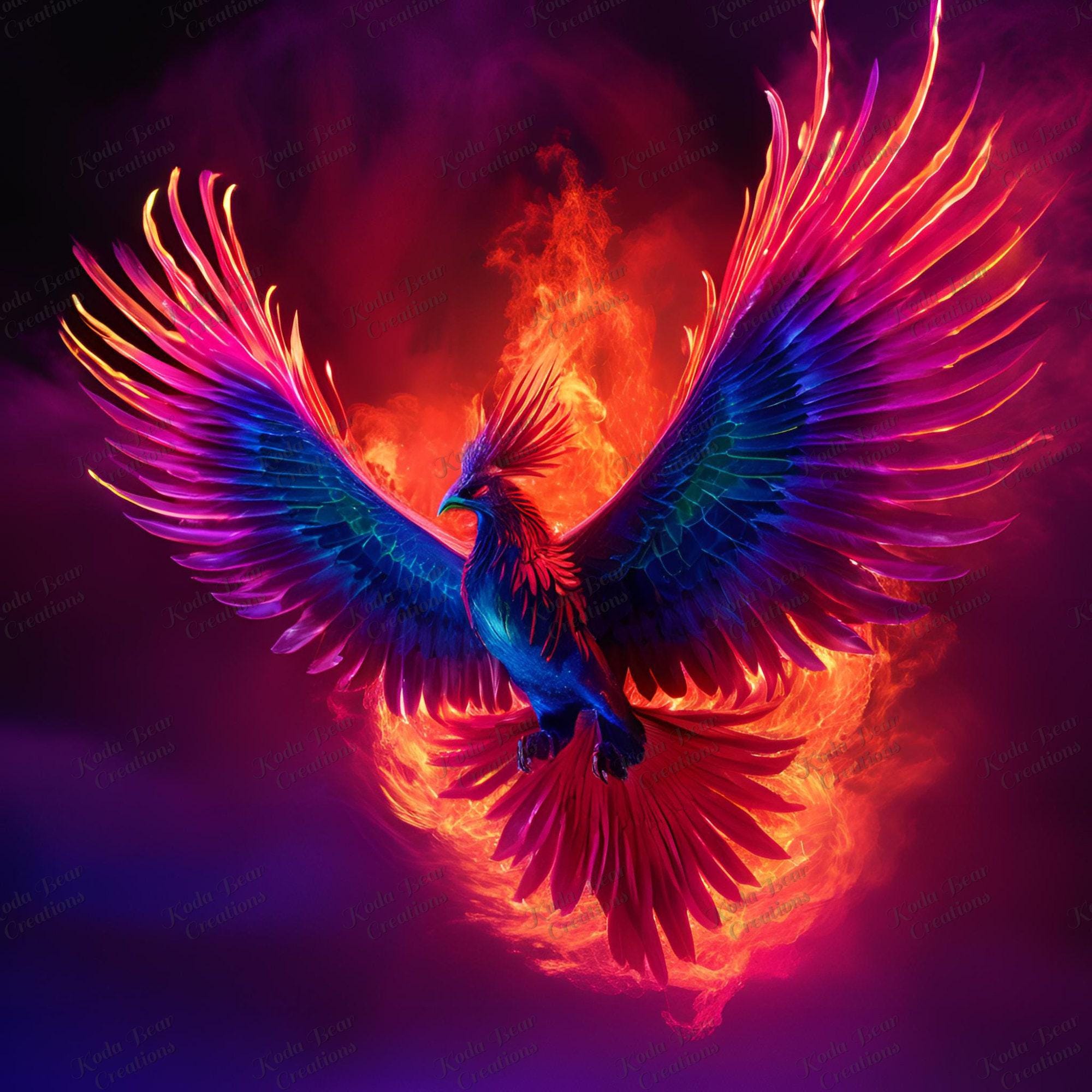 Phoenix Rising Png, Digital Download - Etsy