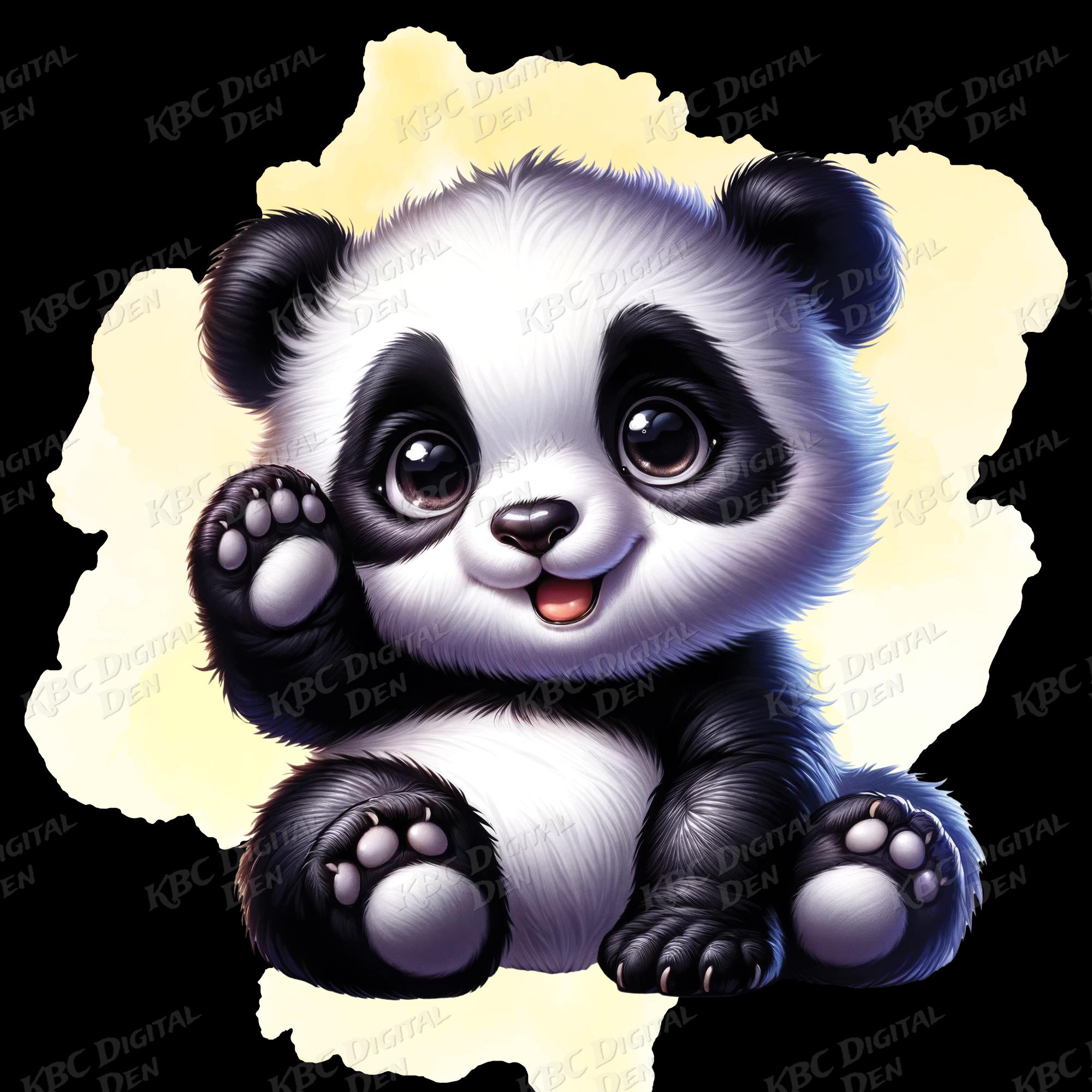 Cute Panda Bundle, Digital Download, PNG - Etsy