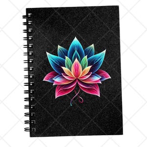 Neon Lotus Png, Digital Download - Etsy