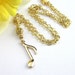 Gold 8th Note Pendant Necklace Gold Quaver Note Charm - Etsy