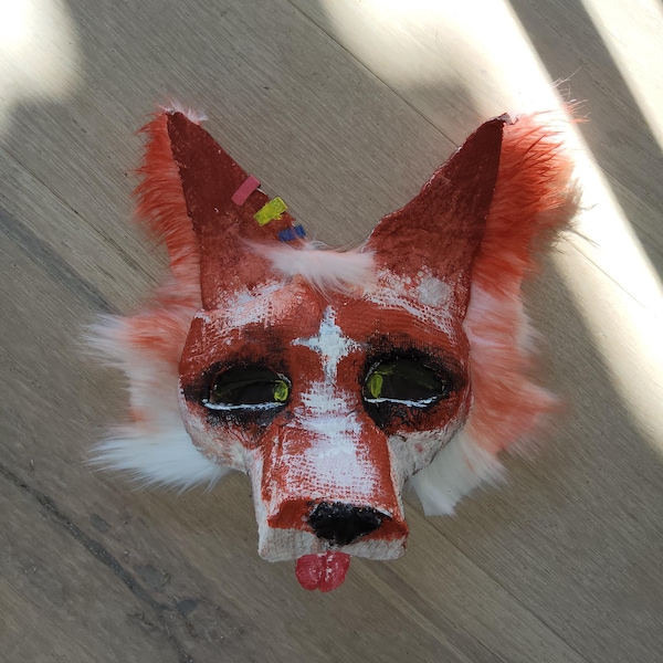 Red Fox Therian Mask - Etsy