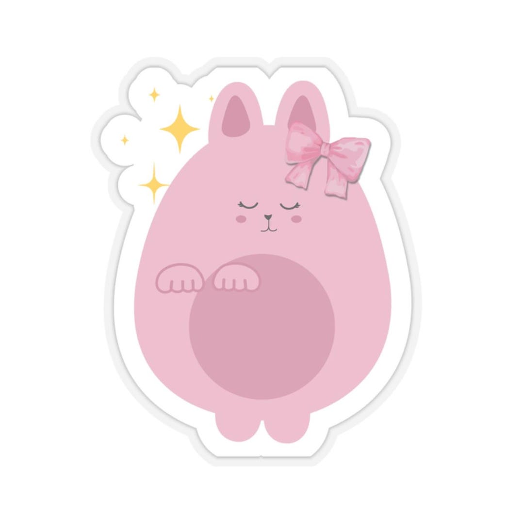 Cute Sticker Girl Kiss-cut Stickers for Laptop and Journal, Adhesive ...