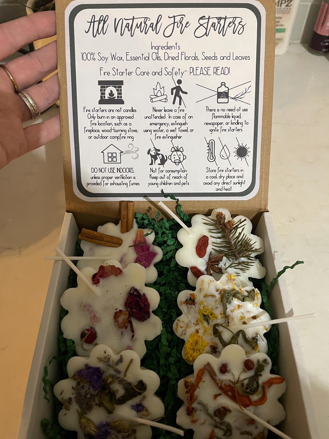 Fire Starters- Wax Fire Starters - 3 Oz Fire Pit Starters - Campfire ...