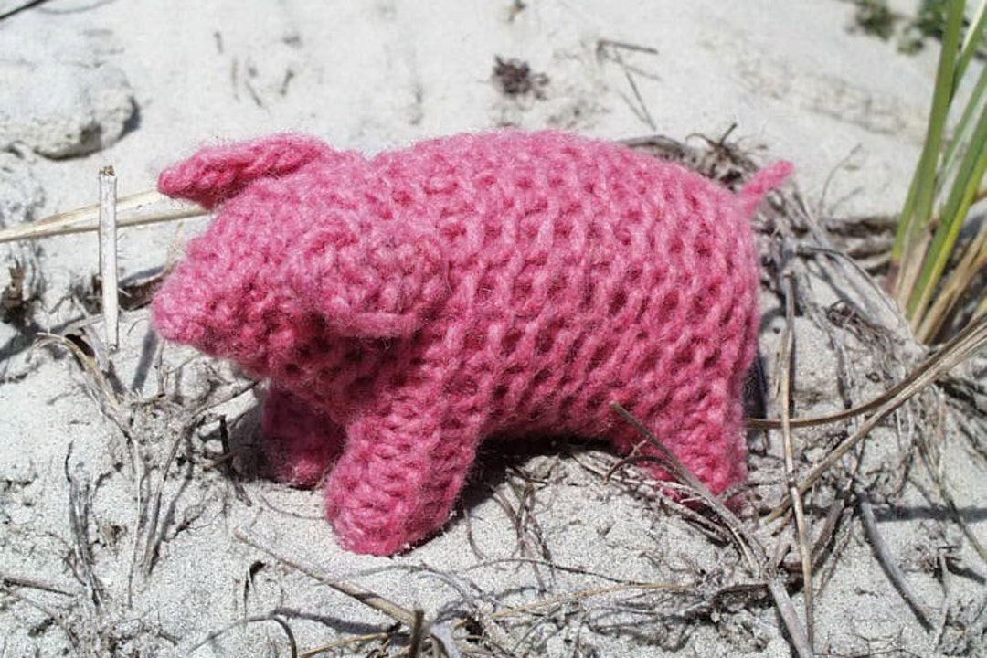 Pig Pink Knitting Kit - Etsy
