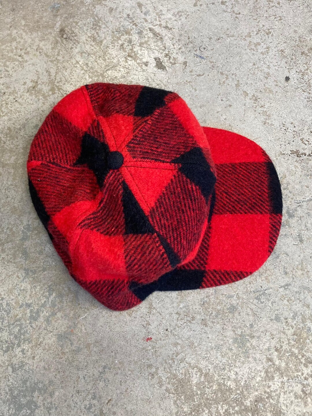 Vintage 1990s Wool Blend Fitted Winter Baseball Cap Made in USA Adult ...