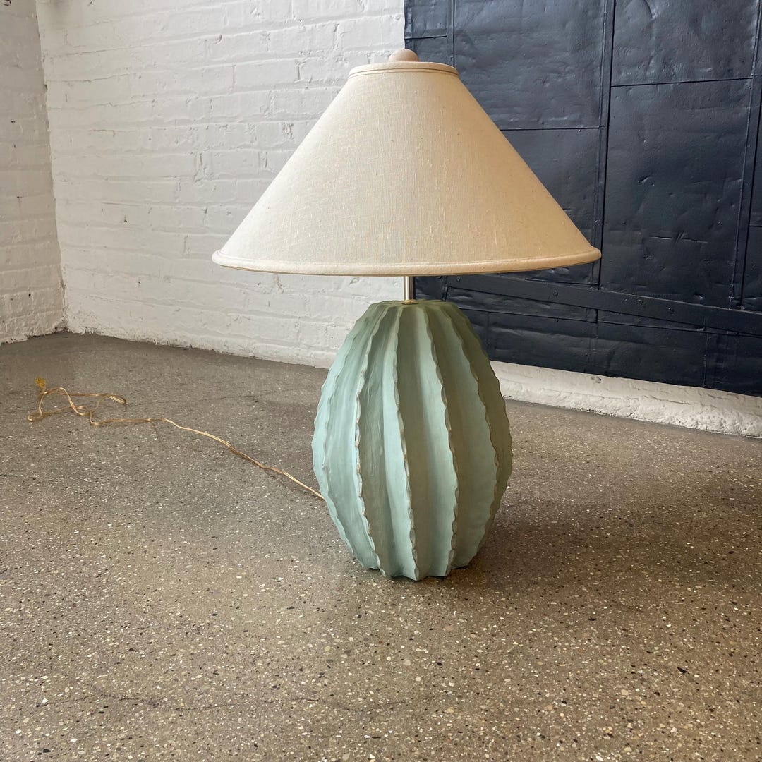 Vintage Alsy Post Modern Cactus Table Lamp - Etsy