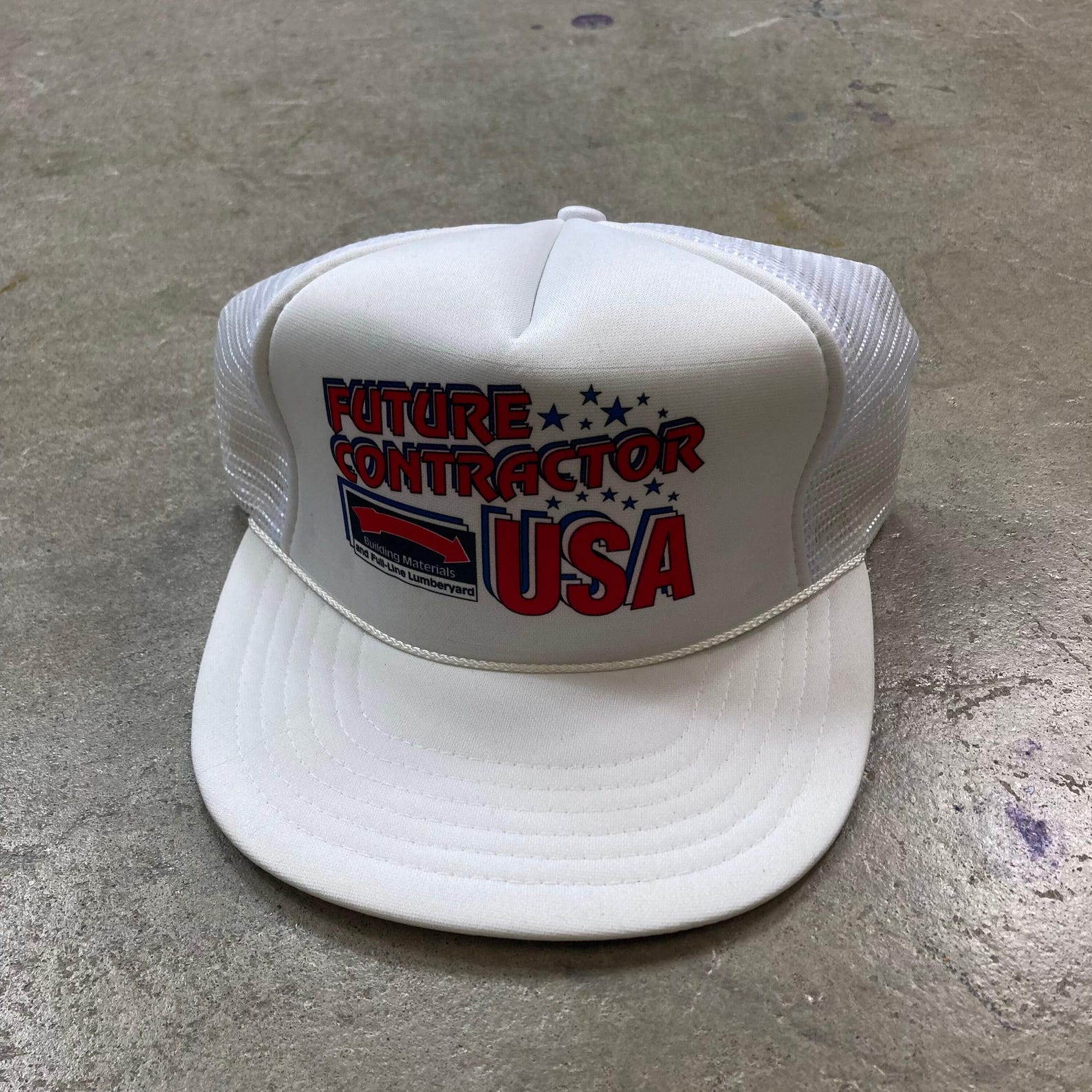 Deadstock Vintage 1990s 1990 Future Contractor Lumber Trucker Snapback ...
