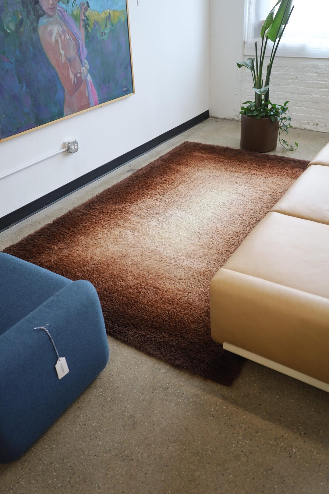 Vintage MCM Danish Ege Rya Brown All Wool Shag Rug 6’x9’ - Etsy