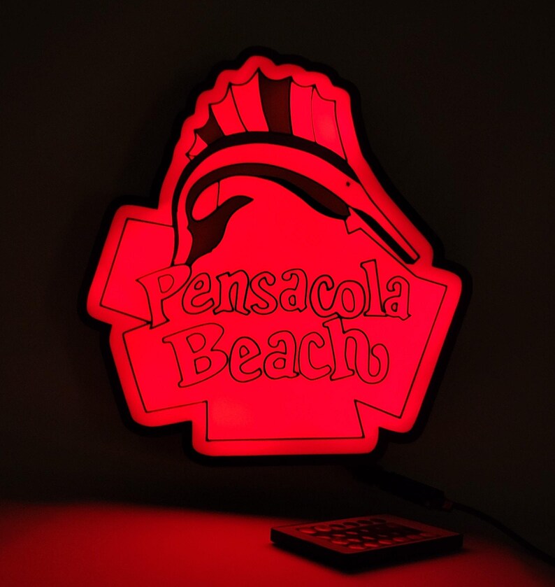 Pensacola Beach Sign | LED Display - Etsy
