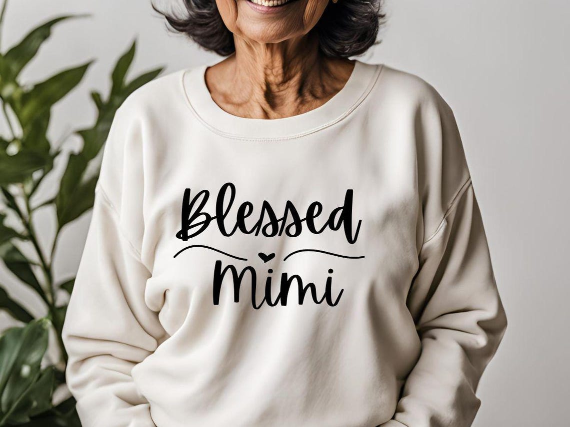 Mimi SVG | Mimi SVG Design for Cricut & Silhouette | Mimi Sweatshirt ...