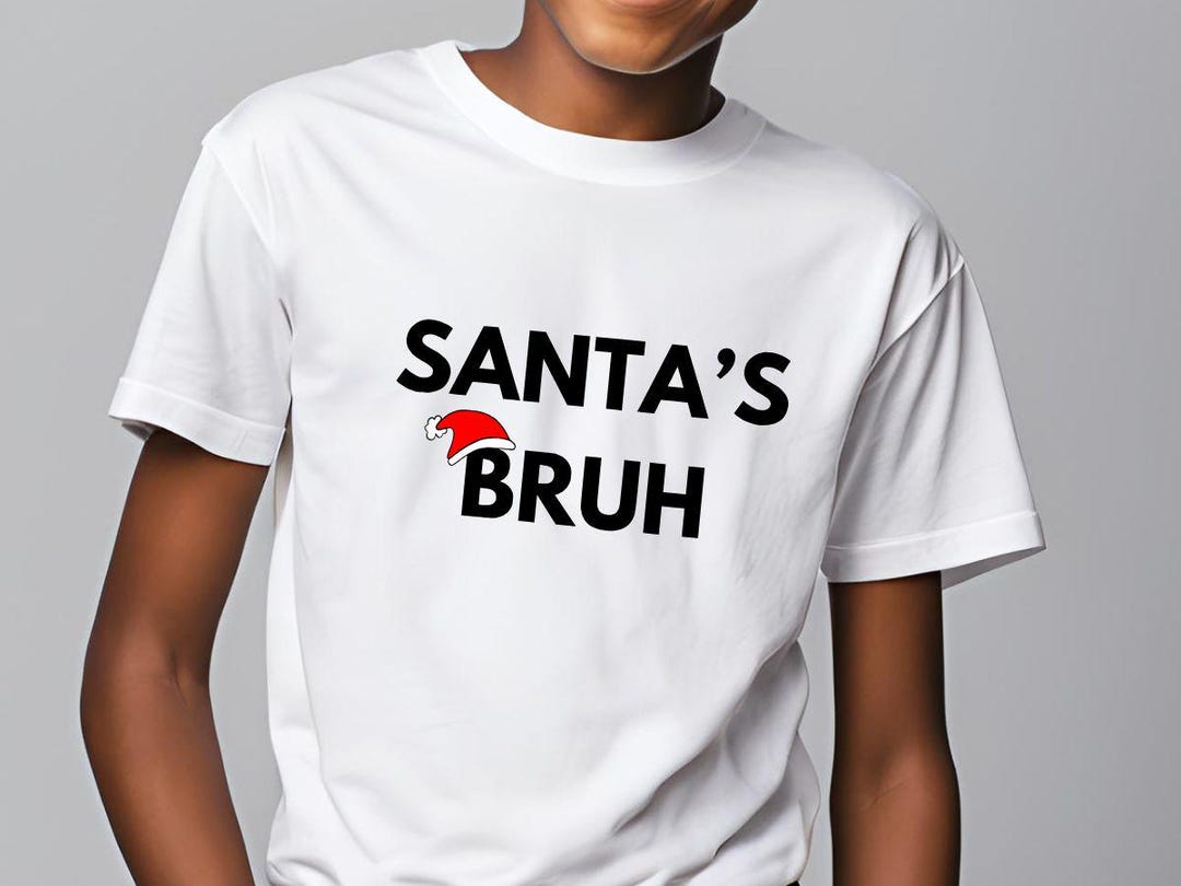 Bruh SVG Funny Santa Bruh SVG Design for Christmas Crafts, DIY Projects ...