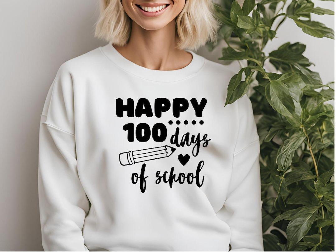 100 Days of School SVG | 100 Days of School Shirt Design for Cricut ...