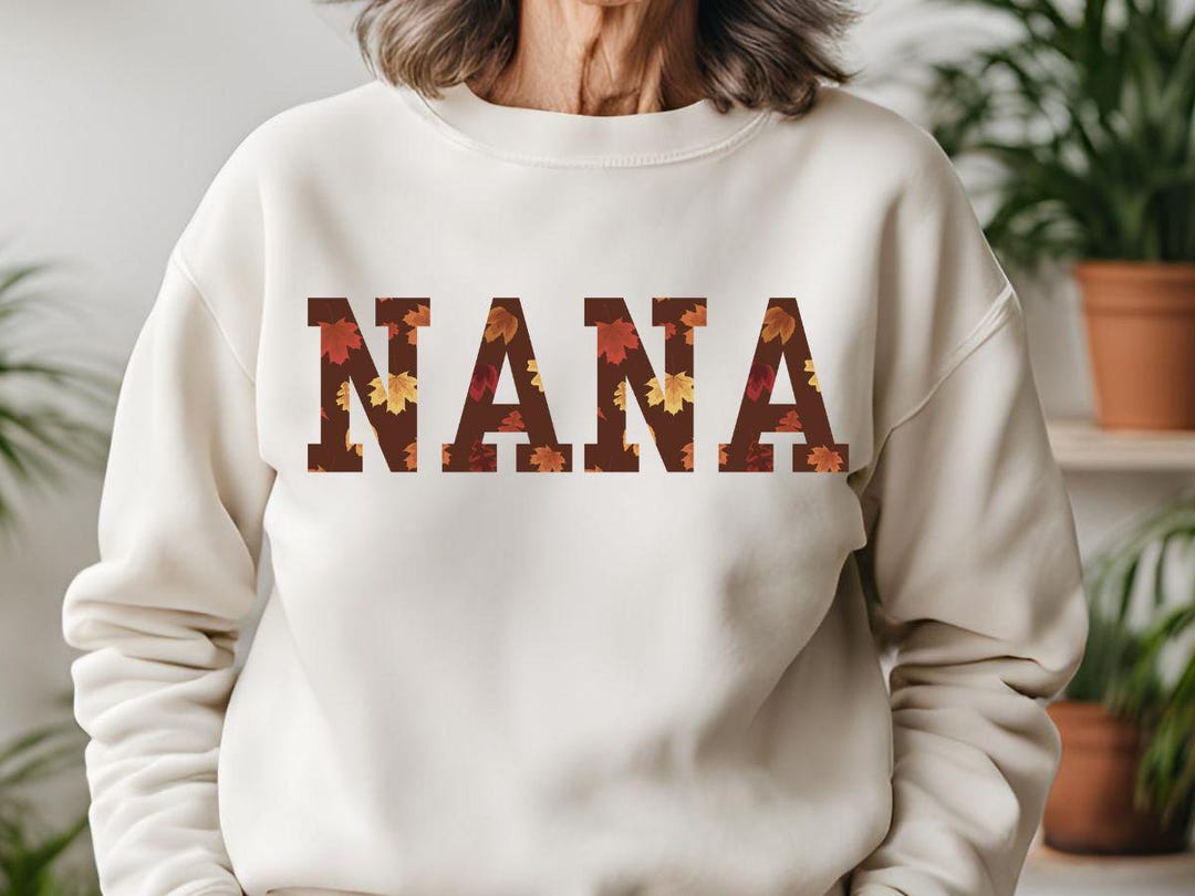 Nana Fall PNG, Nana Png, Fall Nana PNG, Preppy Fall PNG, Cozy Season ...