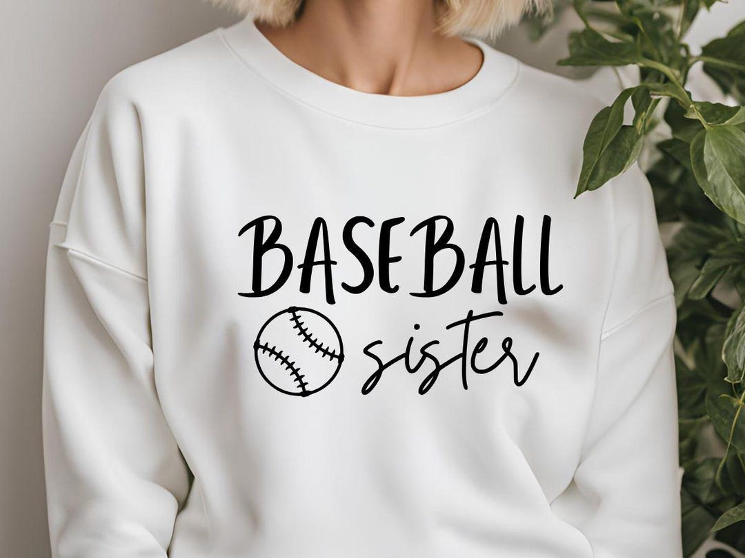Baseball Sister SVG, Sister SVG, Baseball Sister PNG, Baseball Vibes ...