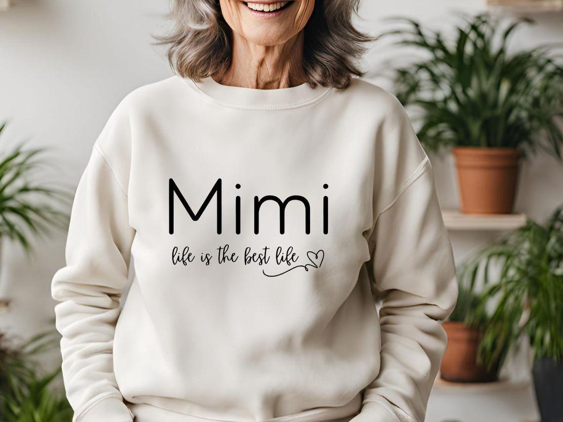 Mimi SVG | Mimi SVG Design for Cricut & Silhouette | Mimi Sweatshirt ...