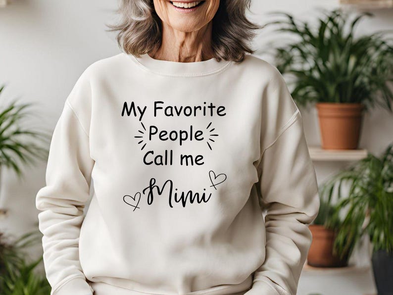 Mimi SVG Mimi SVG Design for Cricut & Silhouette Mimi Sweatshirt SVG ...