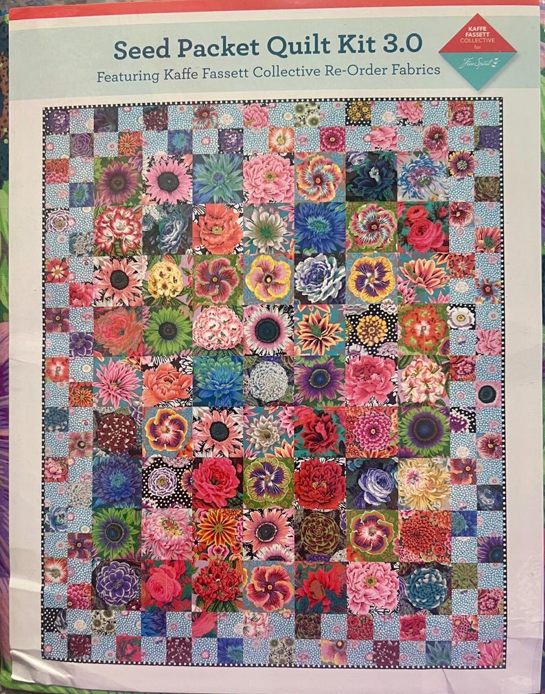 New! KFC - Seed Packet Quilt Kit || Classics Plus - Etsy