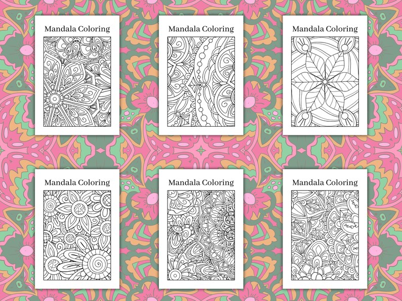 50 Stunning Printable Mandala Coloring Pages, Adult Coloring Sheets ...