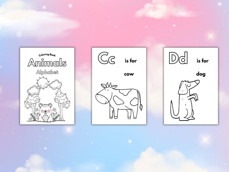 Creative Coloring Pages, Fun for Kids, Digital Downloads, Safari ...