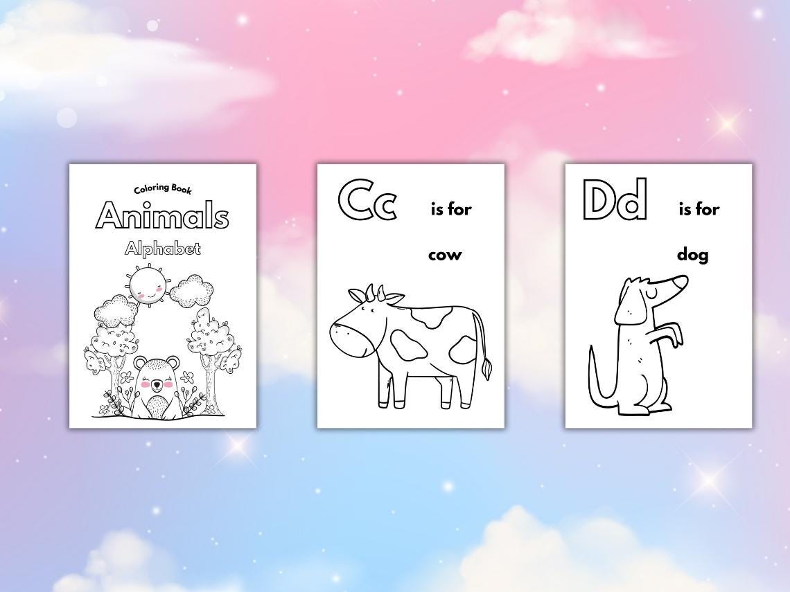 Creative Coloring Pages, Fun for Kids, Digital Downloads, Safari ...