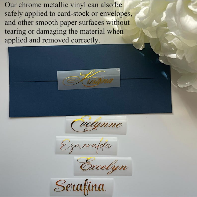 Calligraphy Cursive Handwriting Custom Name Text Decal: Word Gold ...