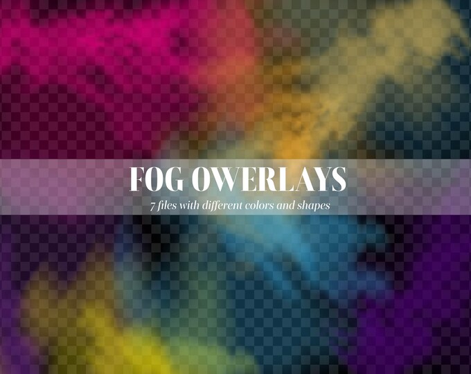 Fog Overlay Png,colorful Smoke Overlay,transparent Fog Effect,digital ...