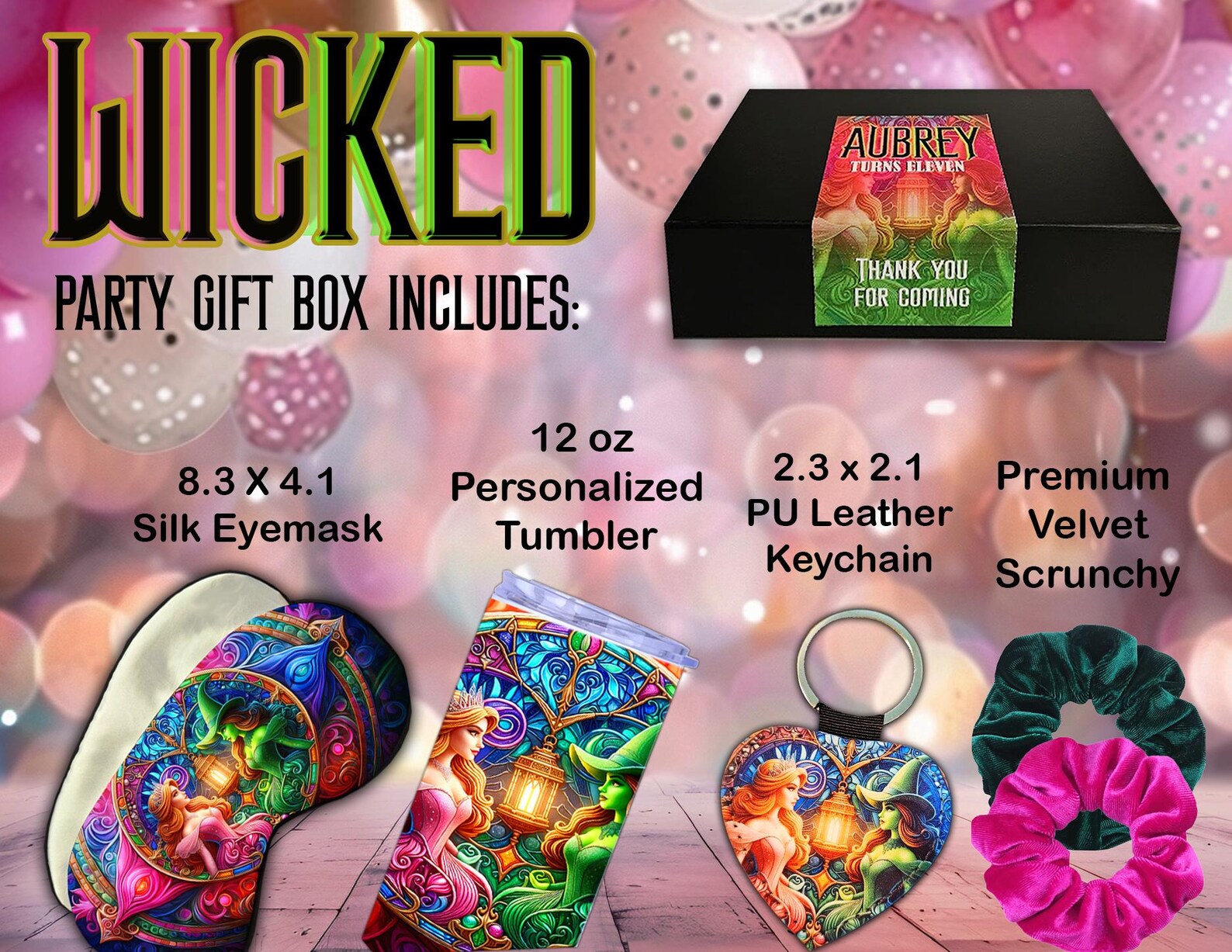 Wicked Gift Box: Personalized Tumbler Gift Set - Etsy