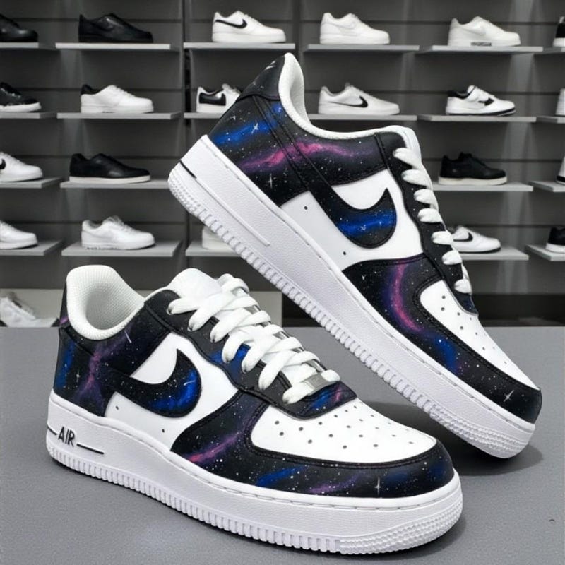 Galaxy Custom Shoes - Etsy