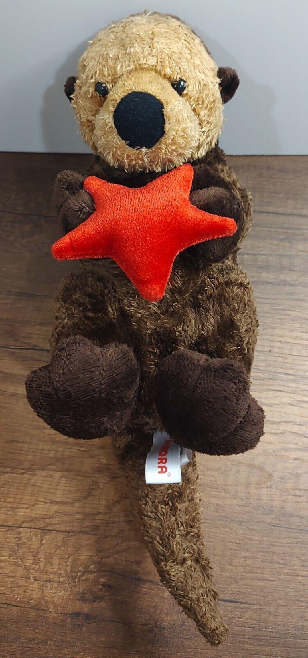 Aurora Sea Otter With Red Starfish 9" Plush Stuffed Animal Toy B14 - Etsy