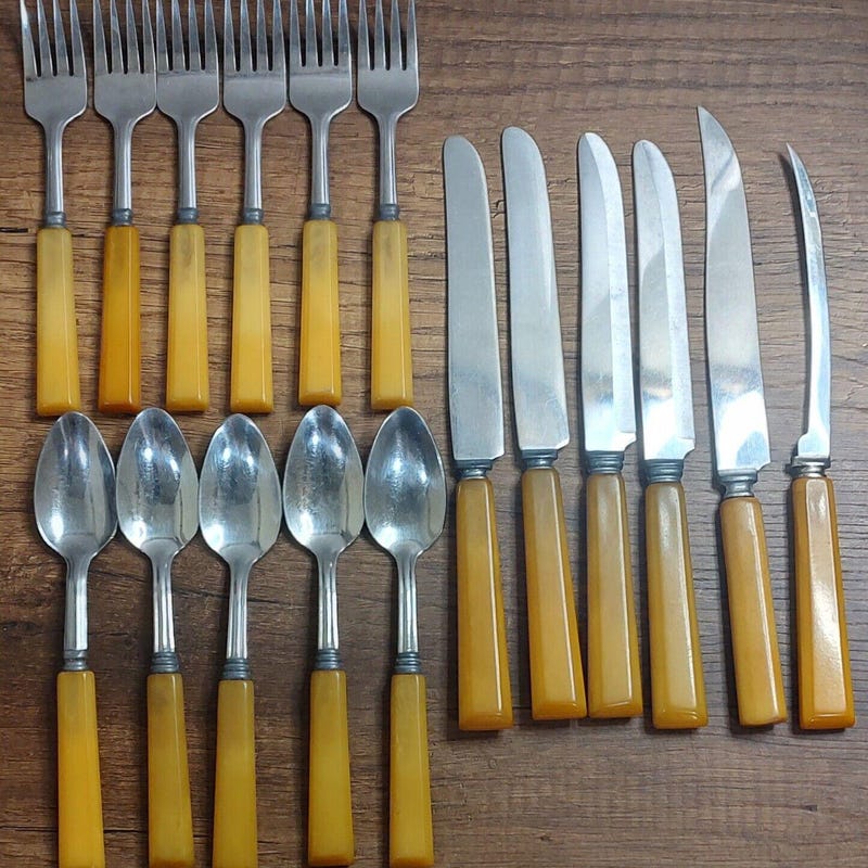 Bakelite Flatware - Etsy