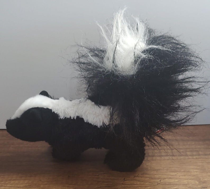 Douglas Skunk Plush Stuffed Animal Black White Woodland Realistic 9 ...