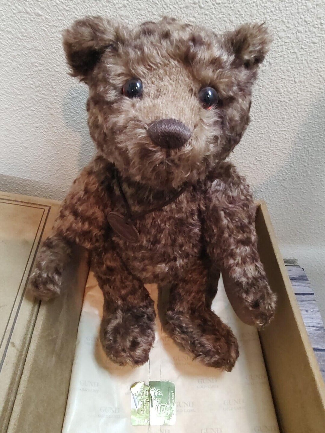 Gund Gold Label 14" Mohair “jonathan” Bear Limited Edition 144/500 - Etsy