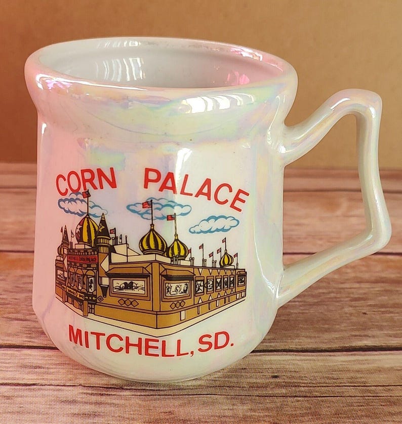 World's Only Corn Palace Souvenir Coffee Mug Mitchell South Dakota A3 - Etsy