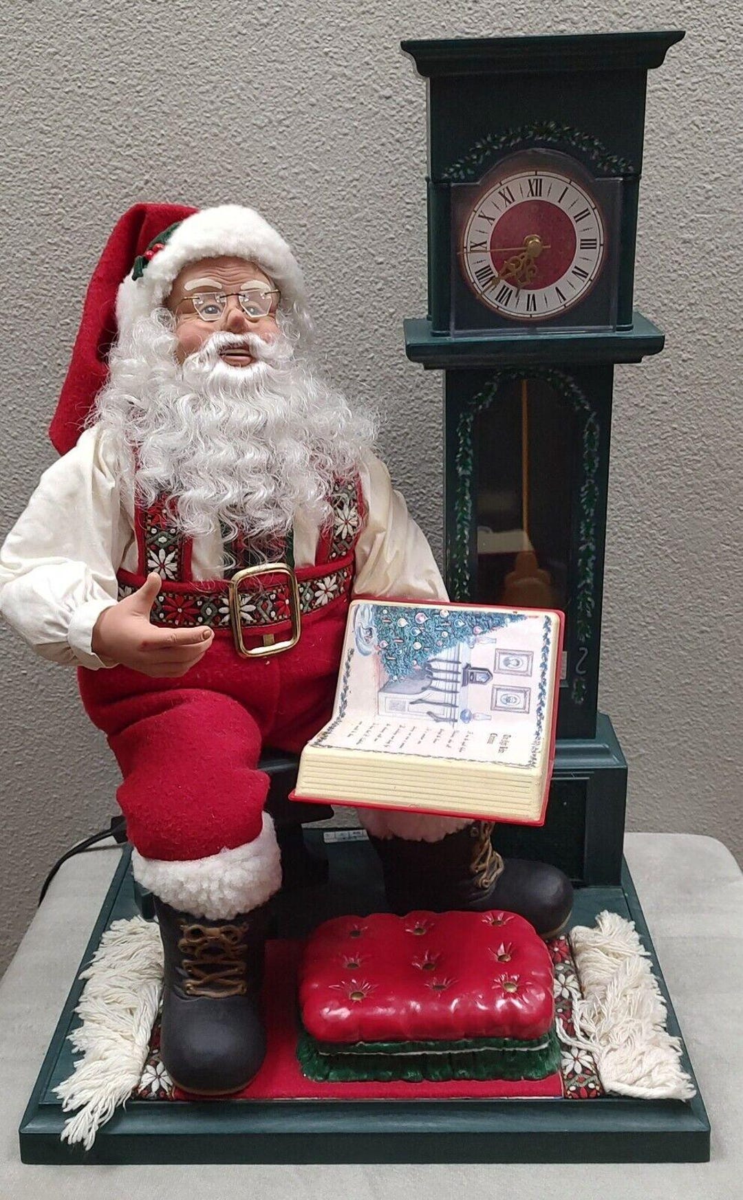 Vintage Santa the Night Before Christmas Cassette Player Holiday ...