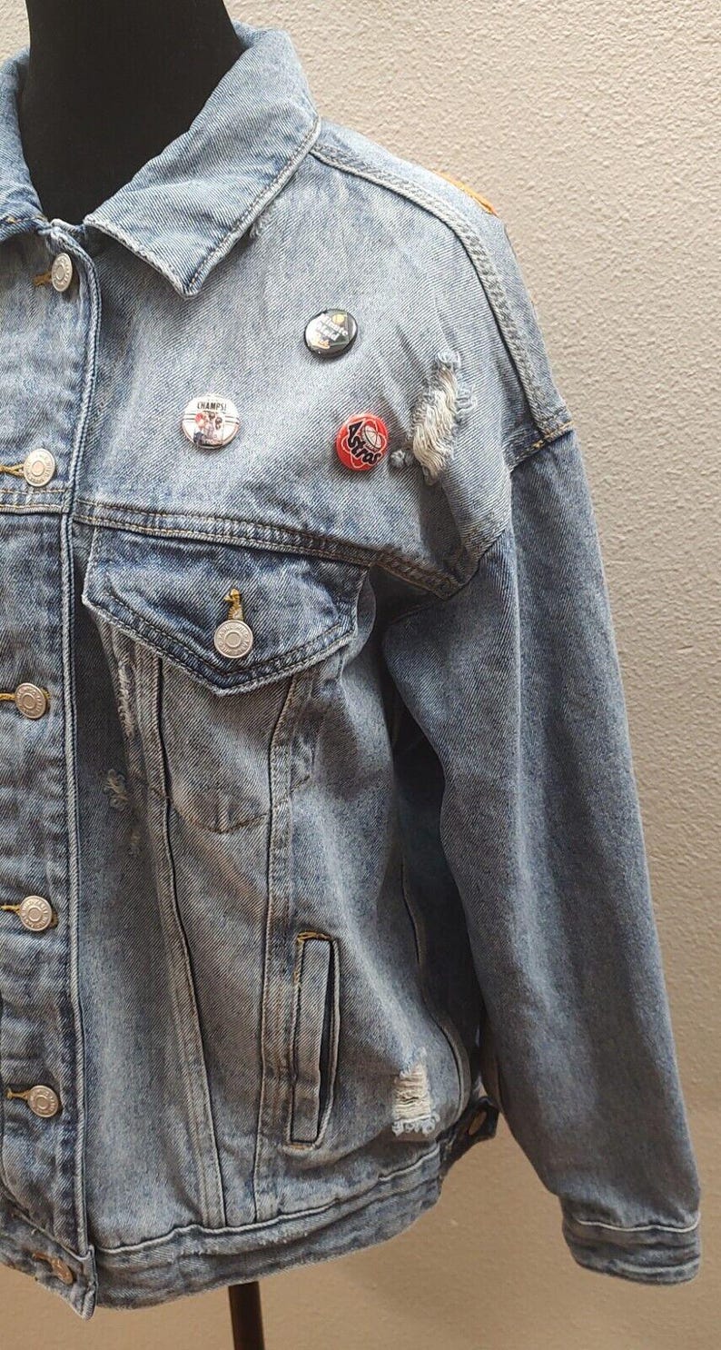 Houston Astros Custom Denim Jacket Baseball Jean Jacket MLB Original ...