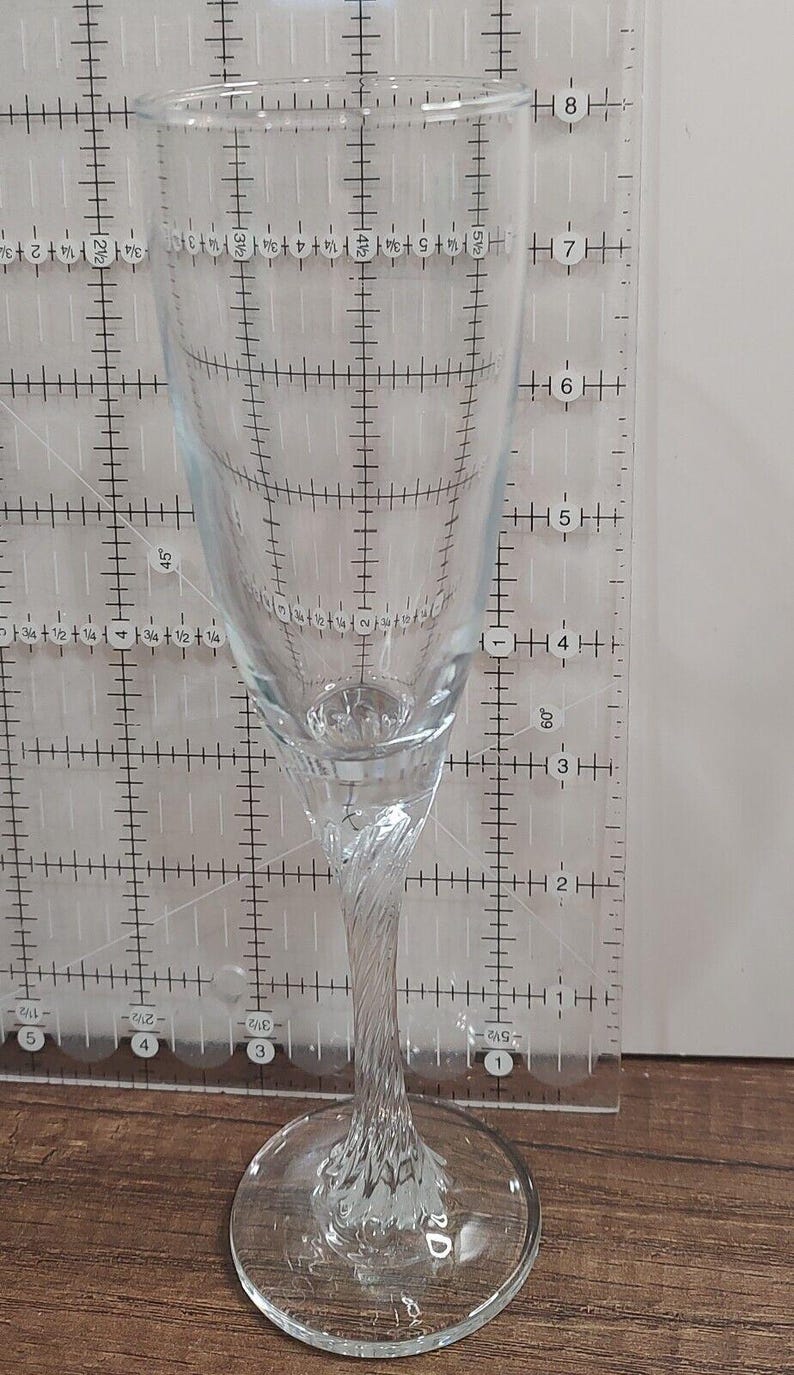 Circleware Crystal Fluted Champagne Glass Replacement Barware Singleton ...