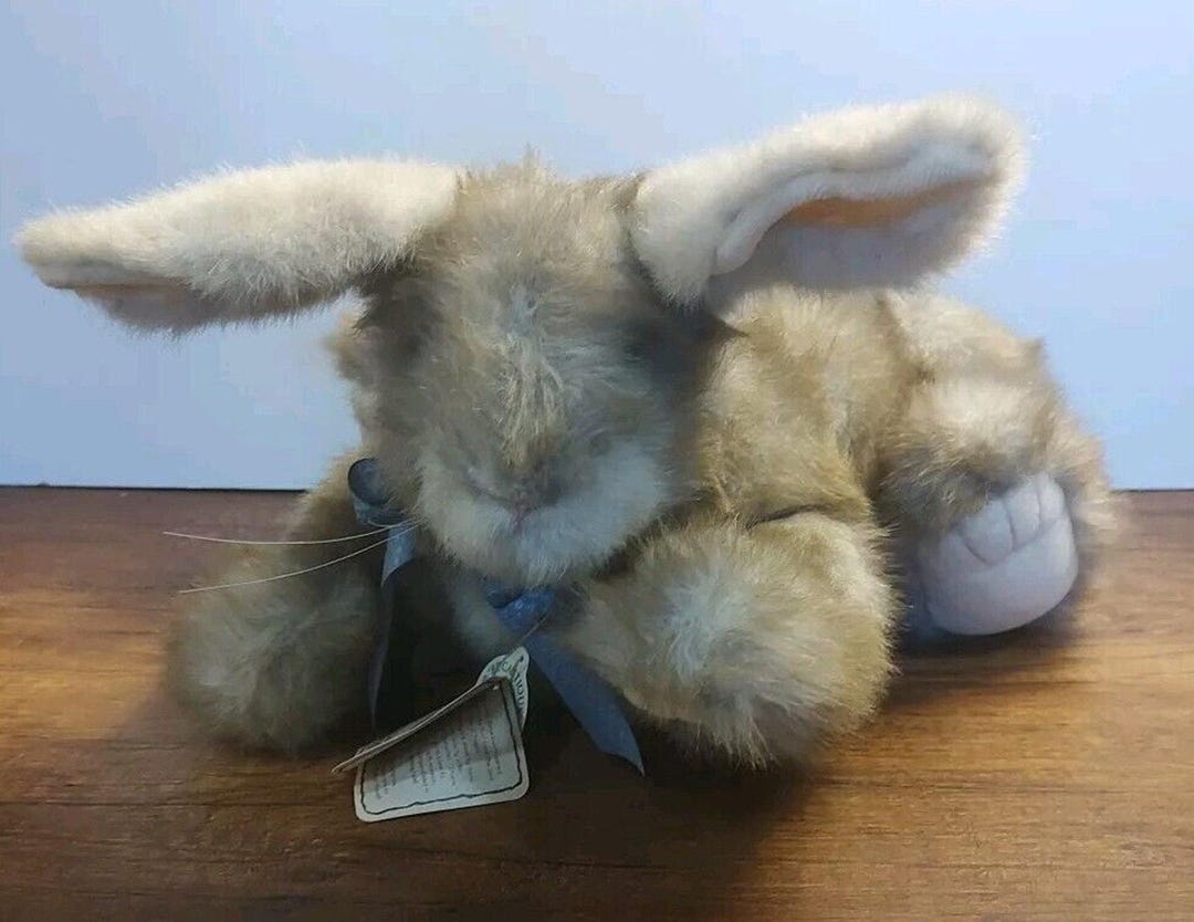 Boyds Bears Plush Rabbit Bunny Hare Bramble B Thumperton Vintage ...