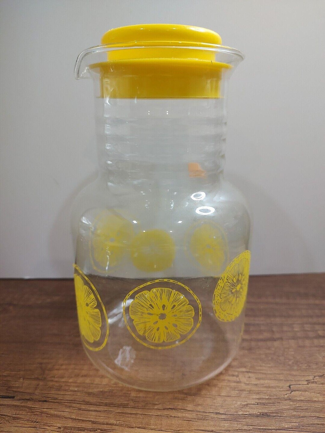 Vintage Pyrex 3515 1.5 Quart Glass Lemonade Pitcher Carafe Citrus ...