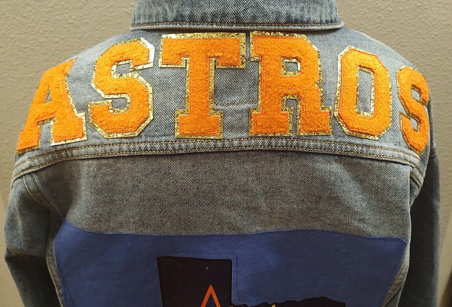 Houston Astros Custom Denim Jacket Baseball Jean Jacket MLB Original ...