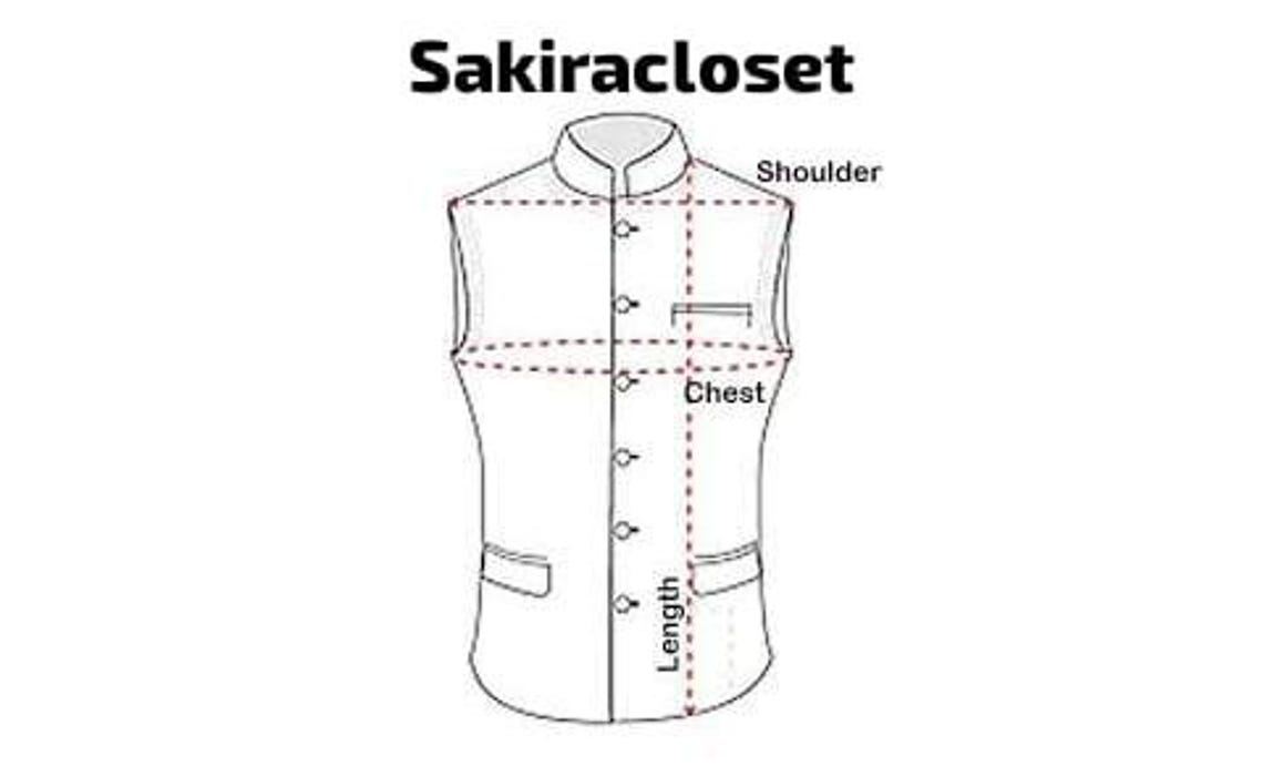Classic Black Nehru Jacket • Woollen Cotton Men’s Structured Waistcoat ...