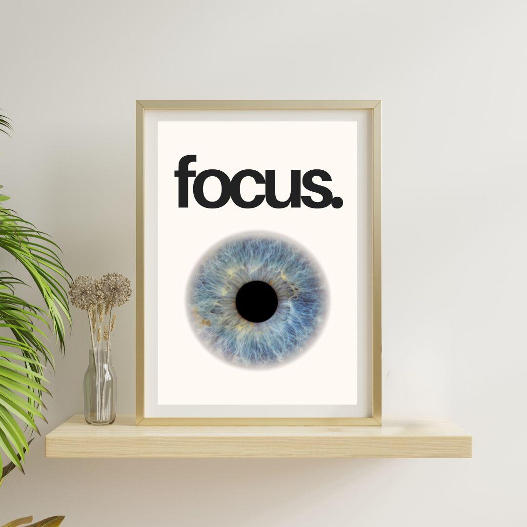 Positive Wall Arts Beautiful Eyes Art Minimal Print-art Printable Wall ...