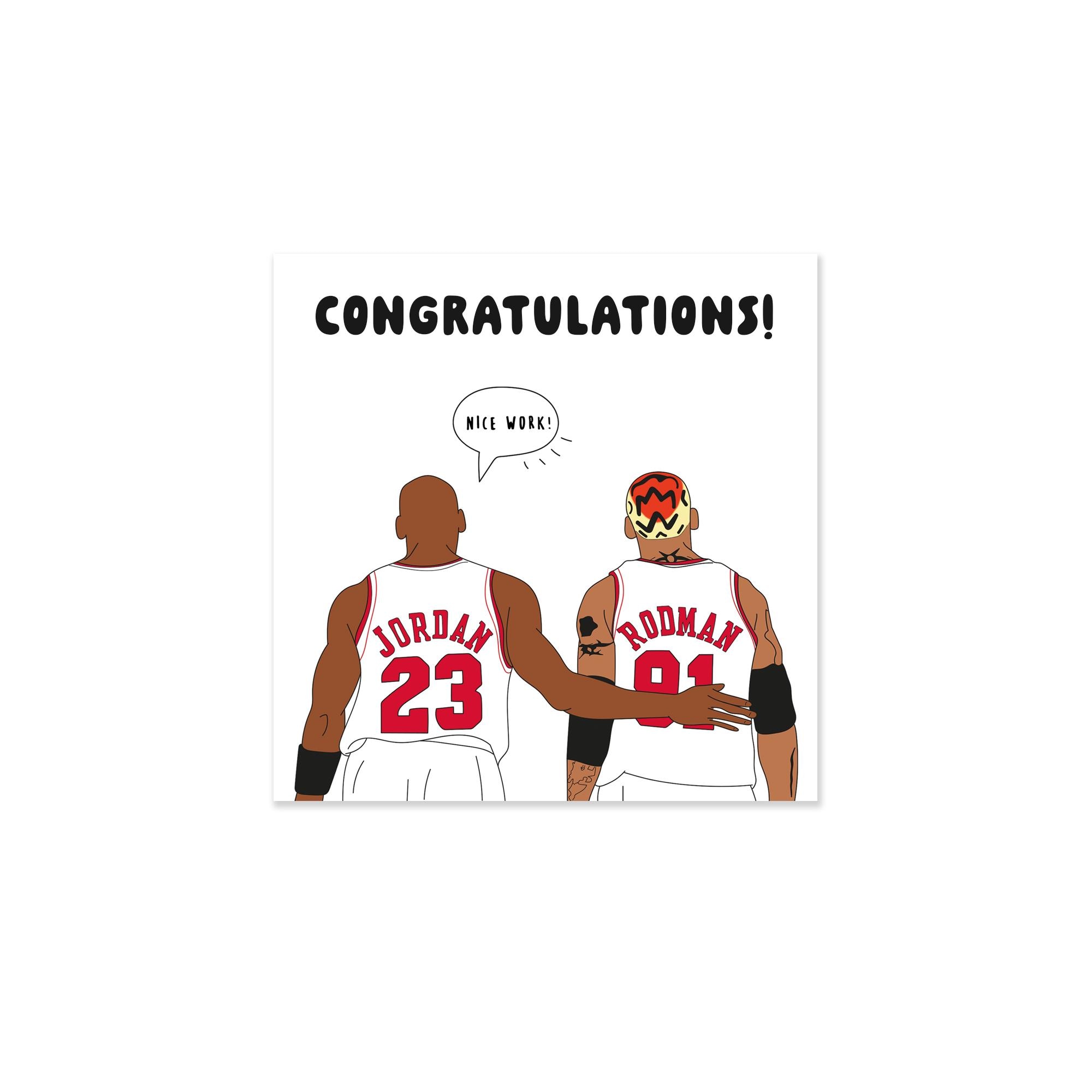 Basketball Congratulations Card, Cards for Him, New Job Card, Jordan ...
