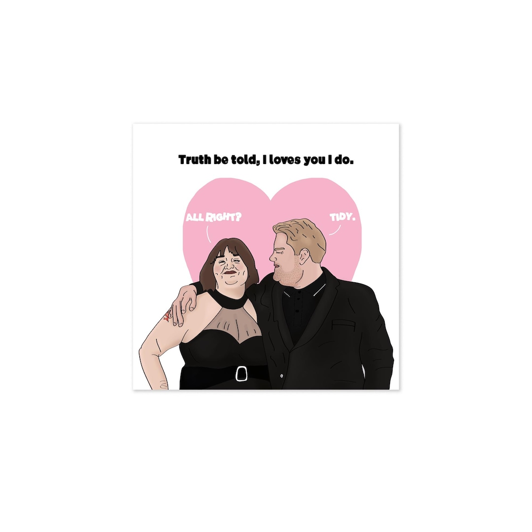 Nessa and Smithy Inspired Funny Anniversary Card - Etsy