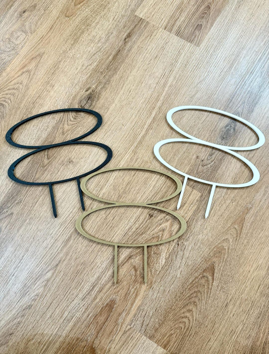 Wide Hoop Trellis for Plants, Double Hoop, Hoya Trellis, Indoor Plant ...