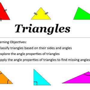 Triangles worksheet & Solutions - Etsy