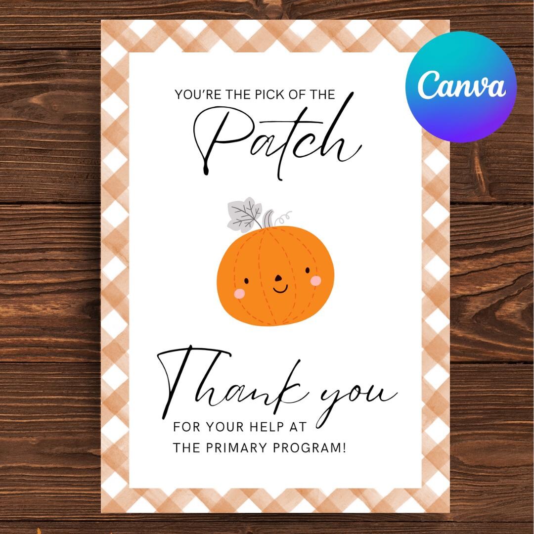 Primary Program Teacher Thank You - Etsy